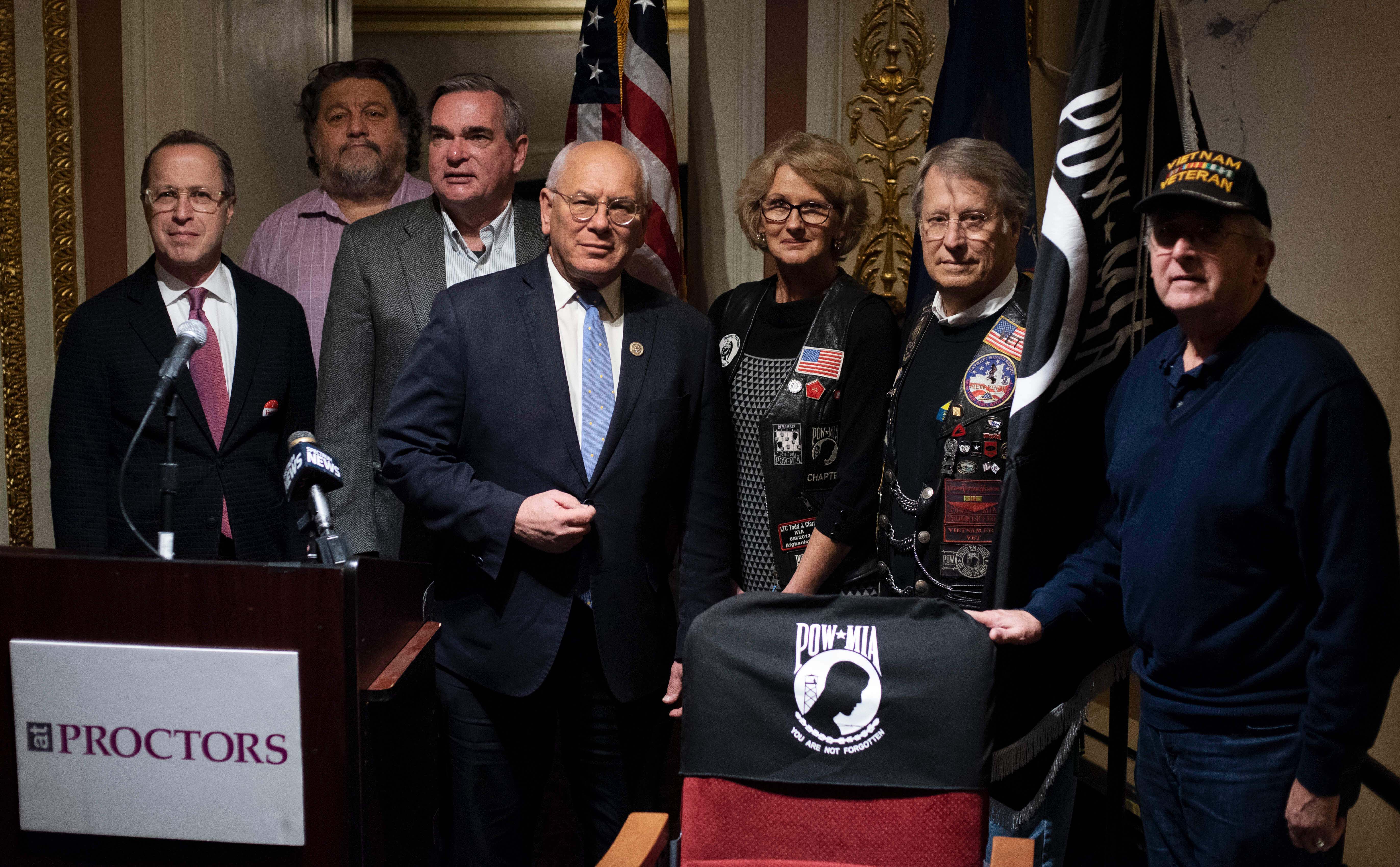 POW/MIA Chair of Honor dedicated at Proctors - Proctors Insider